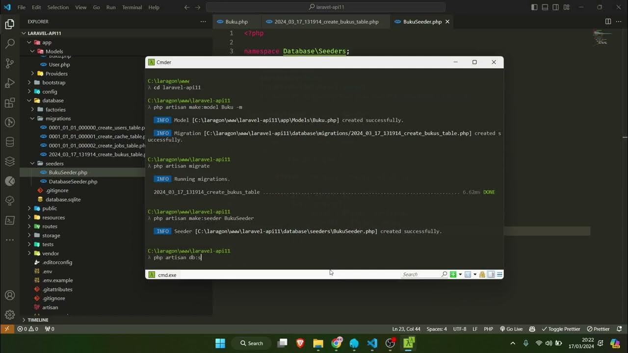 CARA MEMBUAT API DENGAN LARAVEL 11 - YouTube