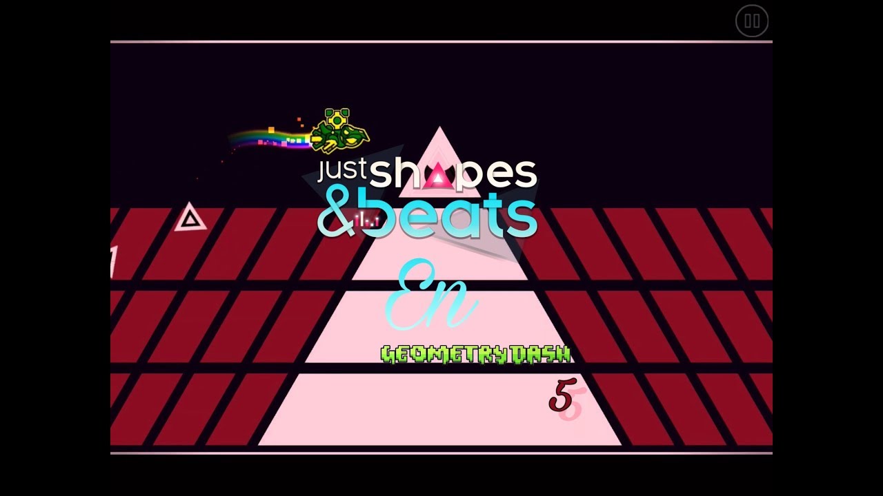 just shapes and beats in Geometry dash 5 - YouTube