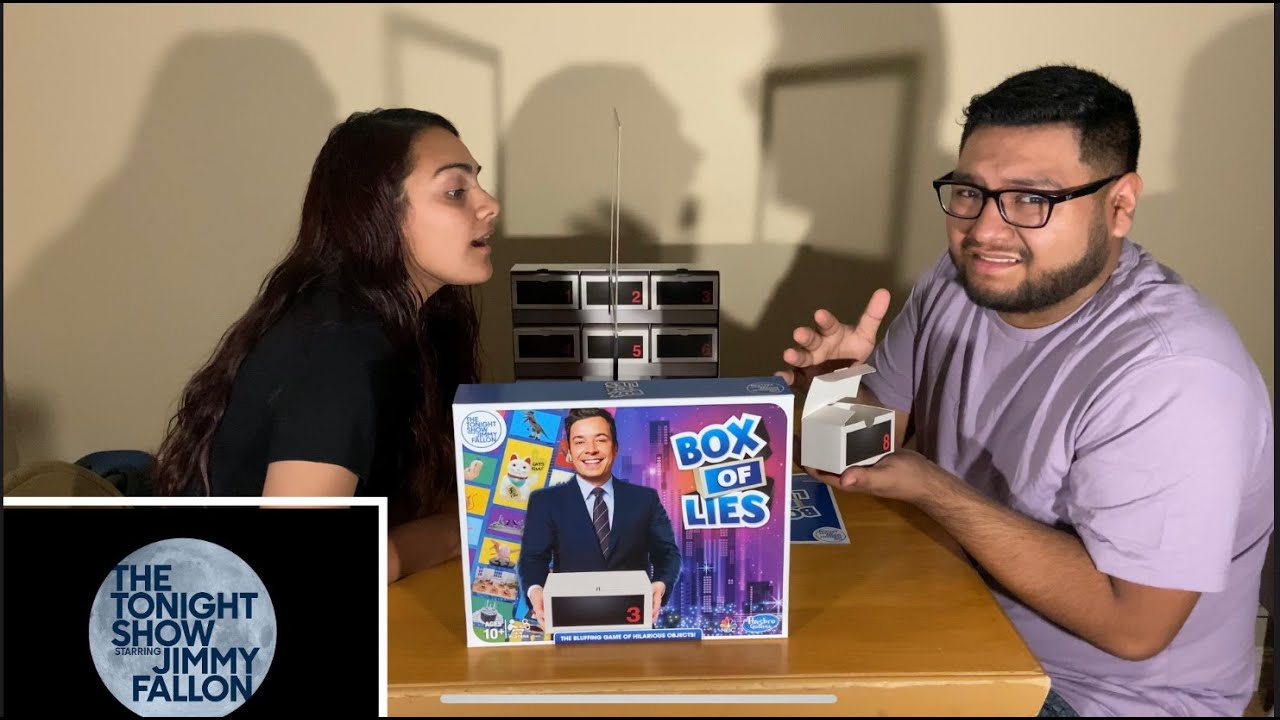 Jimmy Fallon - BOX OF LIES *Crazy* - YouTube