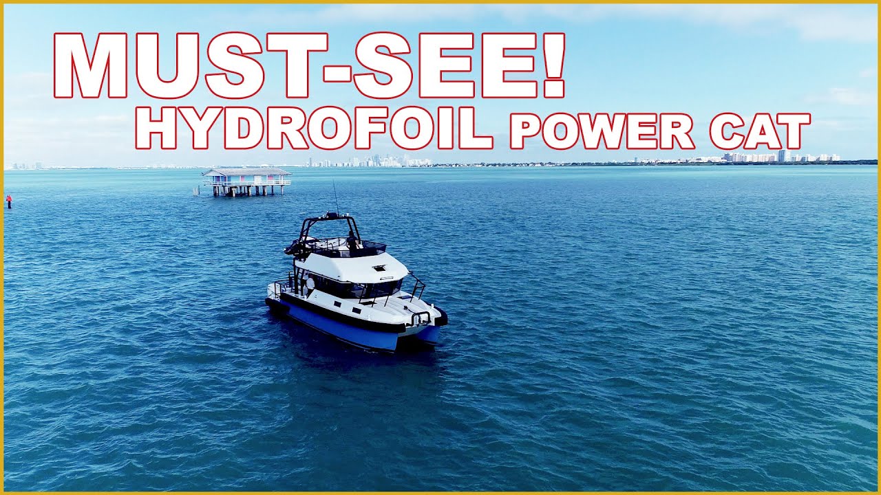 Revolutionary Ride: The Explorer 46 Hydrofoil Power Catamaran by Vandal ...