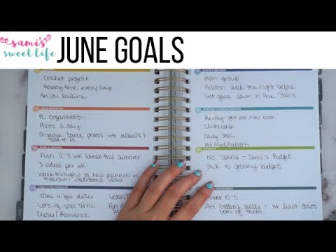 JUNE GOALS | Summer Goals, Makselife Goal Planner - YouTube
