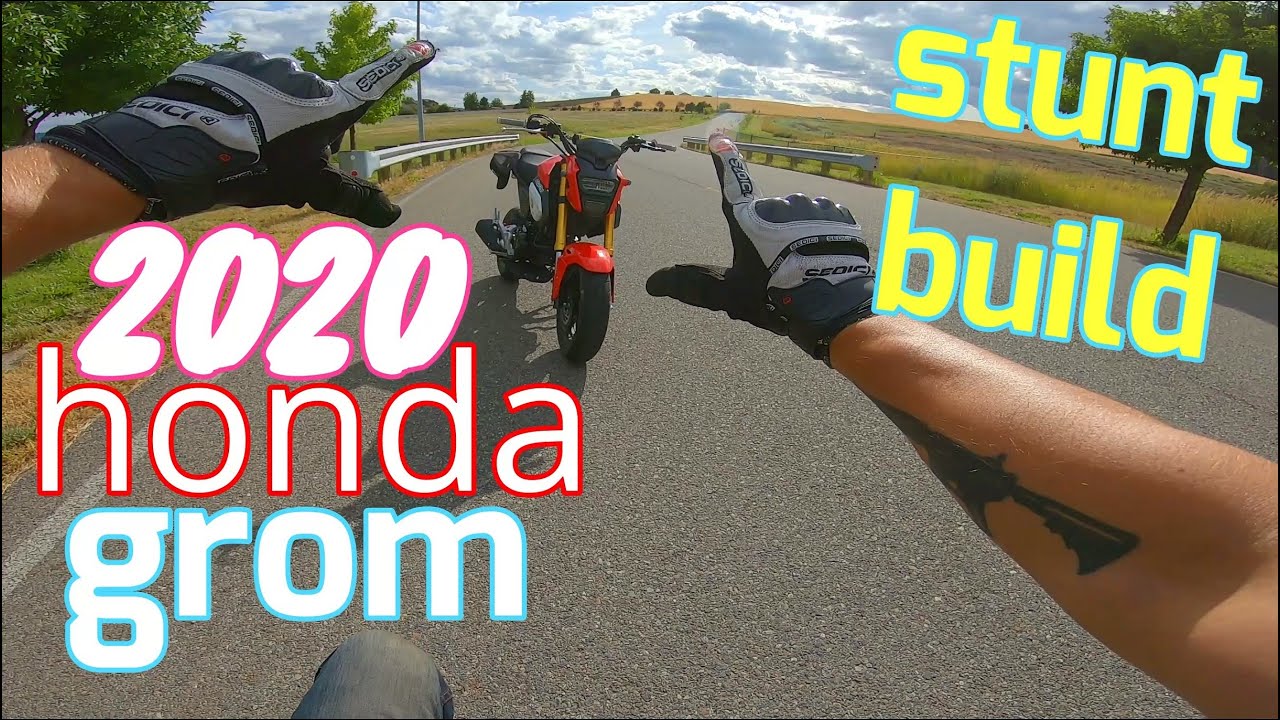 2020 honda grom stunt build - YouTube