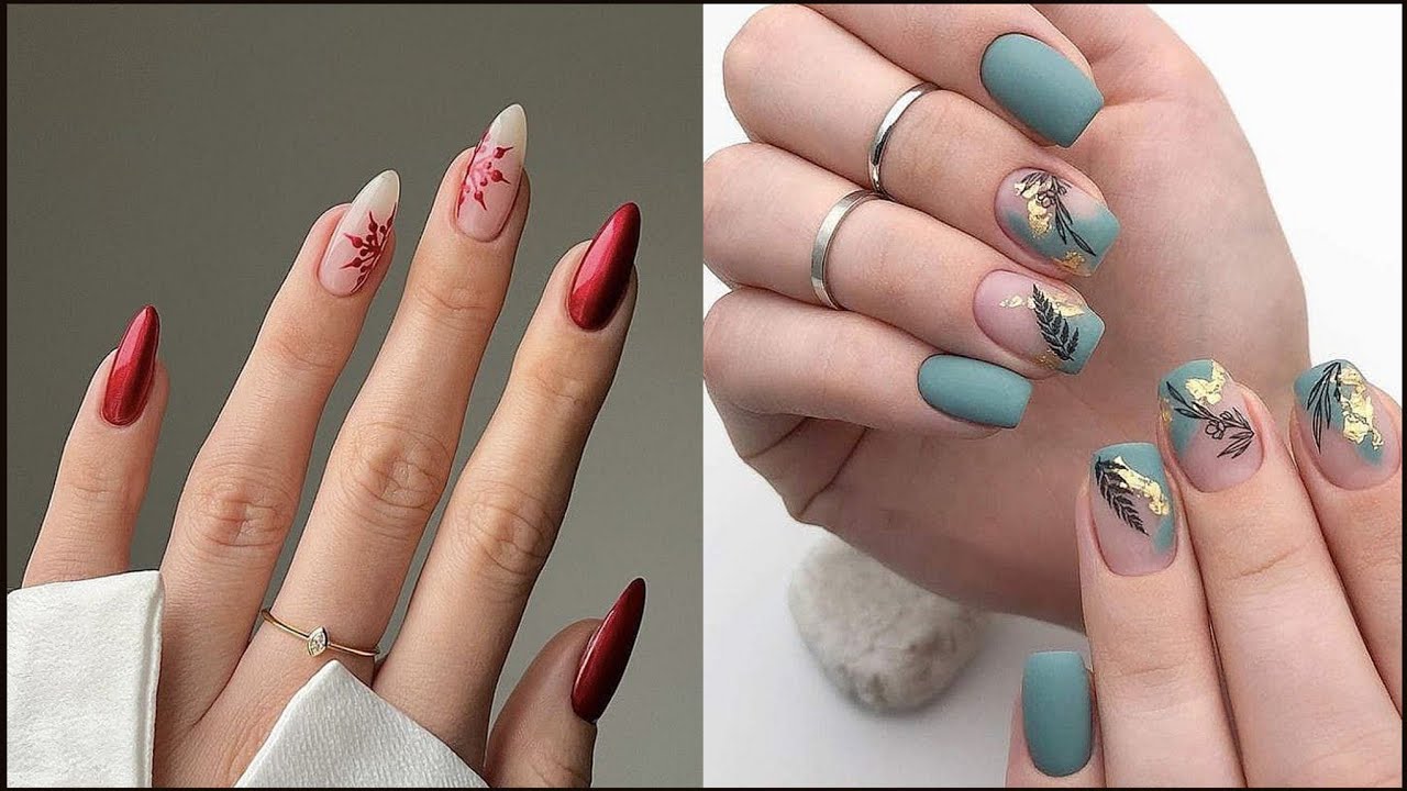Attractive Printed Nail Polish Printed Nail Art Designs For Girls - YouTube
