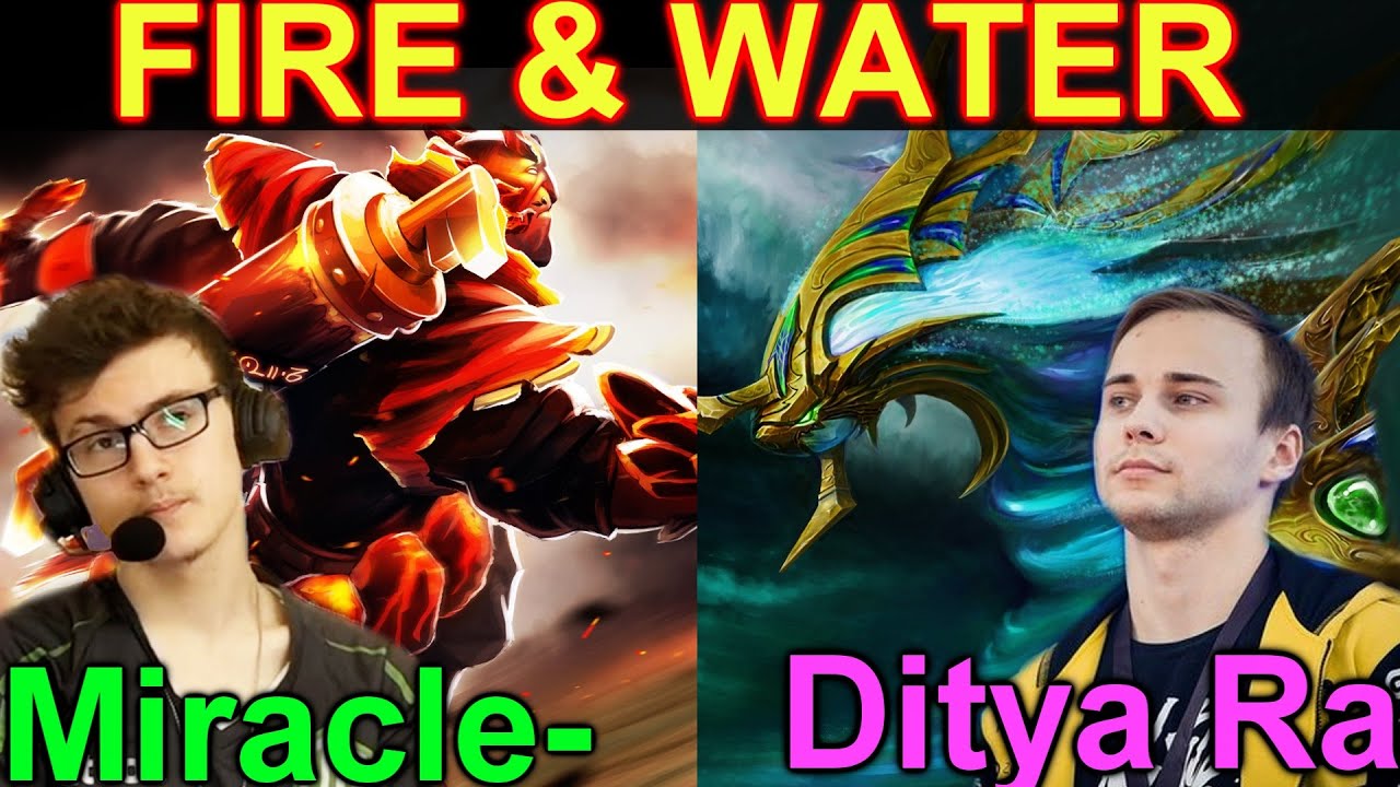 Miracle- [Ember Spirit] & Ditya Ra [Morphling] - Dota 2: Fire & Water - YouTube