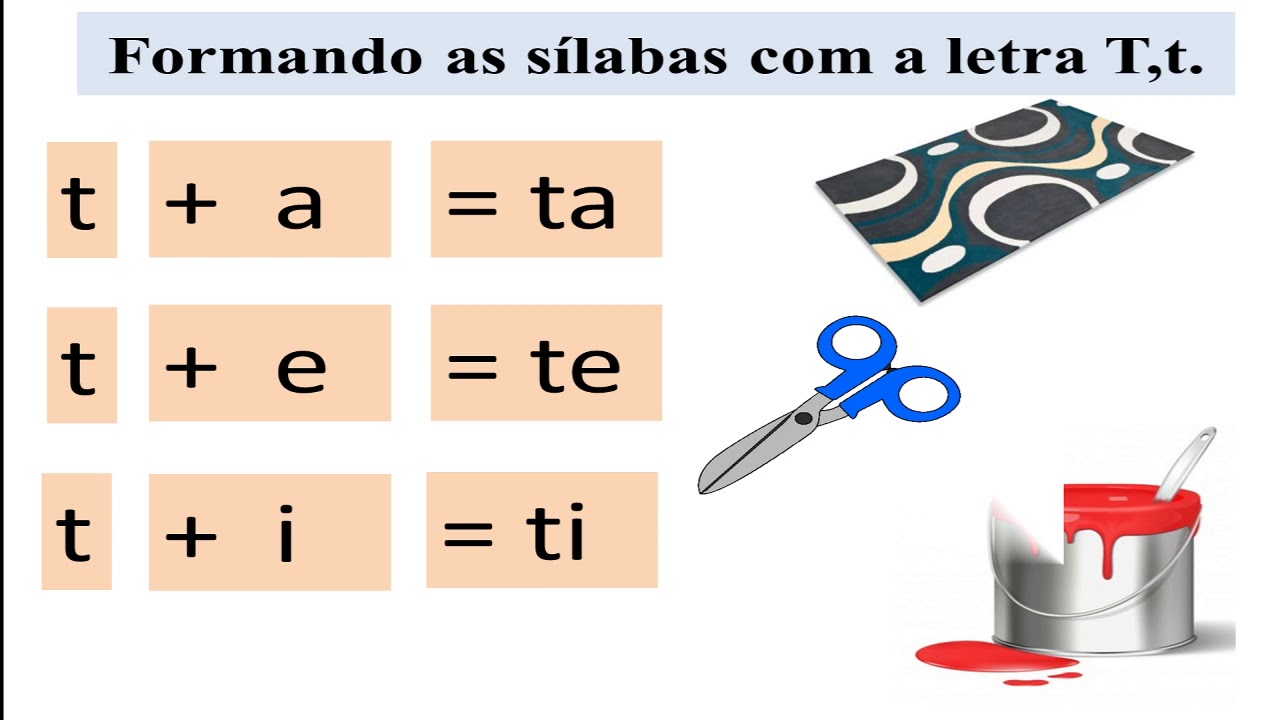 Aula de Português - Letra T,t - YouTube