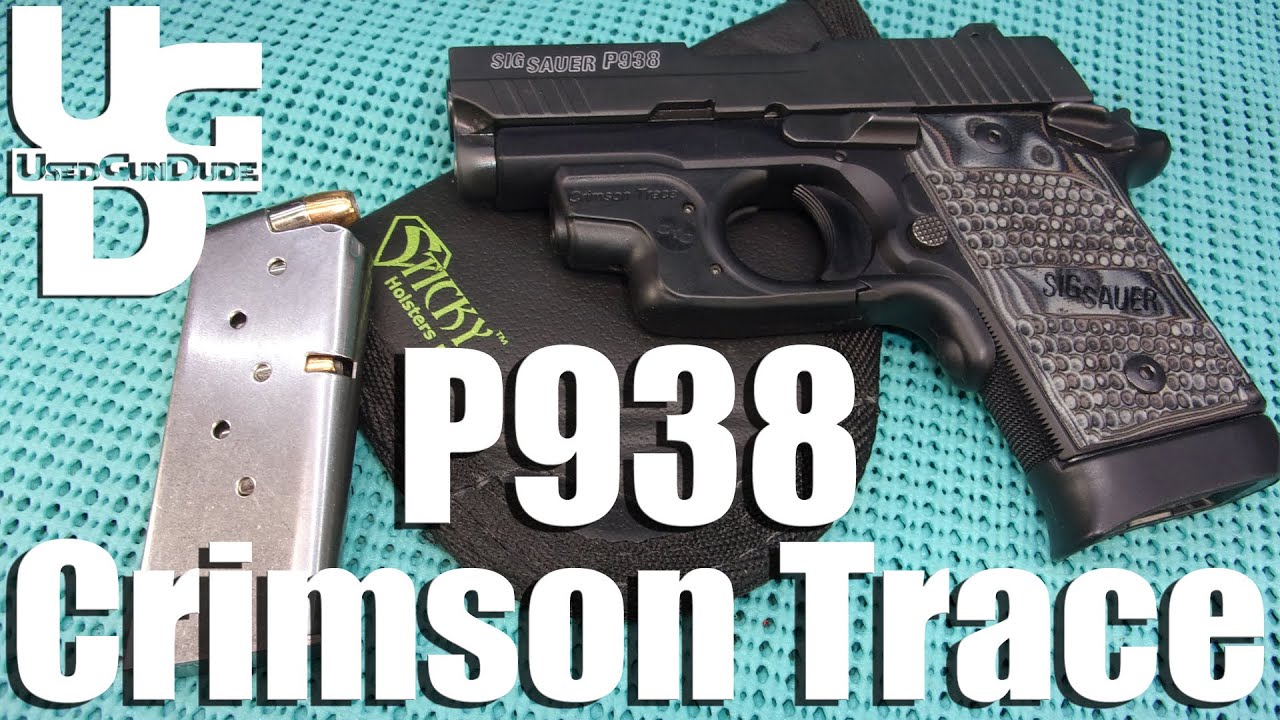 Sig Sauer P938 EXTREME with Crimson Trace Laser 1st Look Review - YouTube