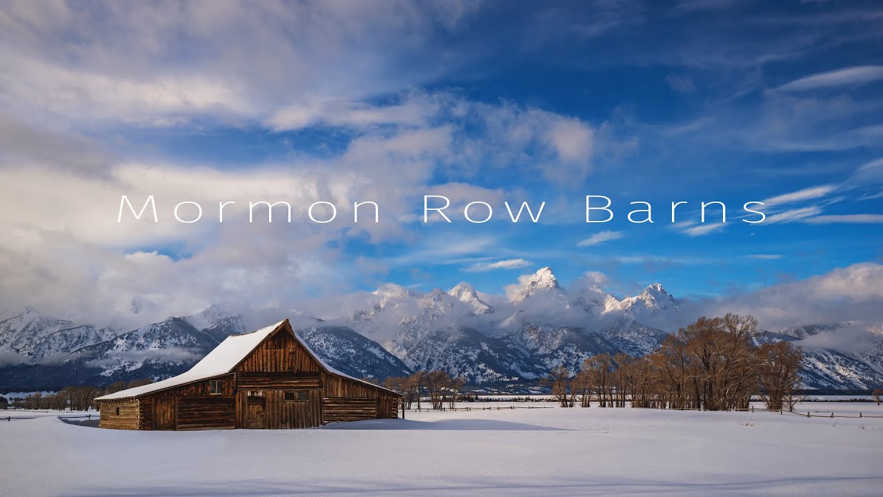 Hiking To The Mormon Row Barns-Grand Teton National Park - YouTube