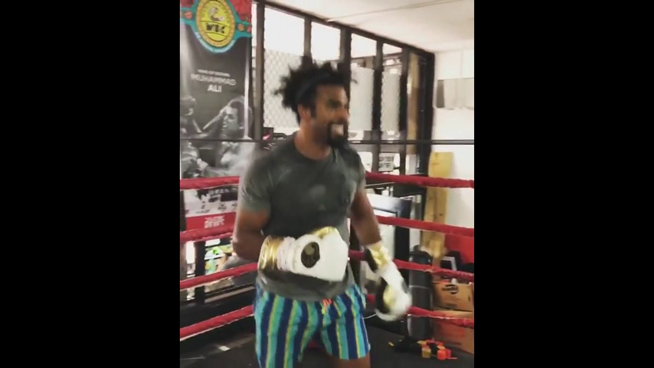 David Haye Intense Pad Work At The Legendary 5th Street Gym Training ...