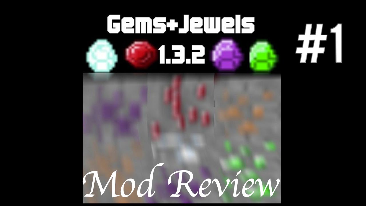 Minecraft Mod Review 1 - Gems And Jewels - YouTube