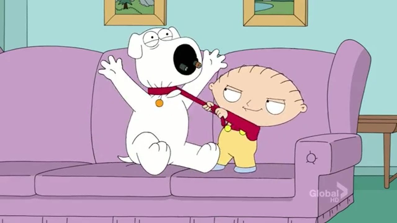 Family Guy - Evil Stewie attacks Brian - YouTube