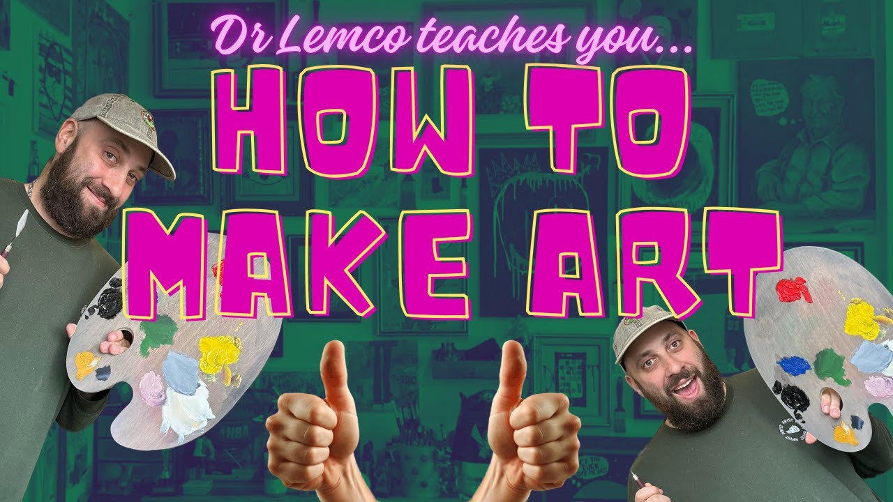 MAKE ART, FEEL GOOD: A Dr Lemco Prescription - YouTube