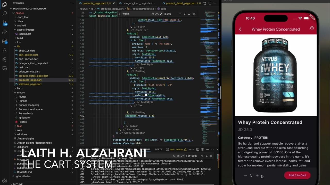 Flutter Odoo Integration: Implementing Cart System & Product Page Mods | Odoo Tutorial (Episode ...