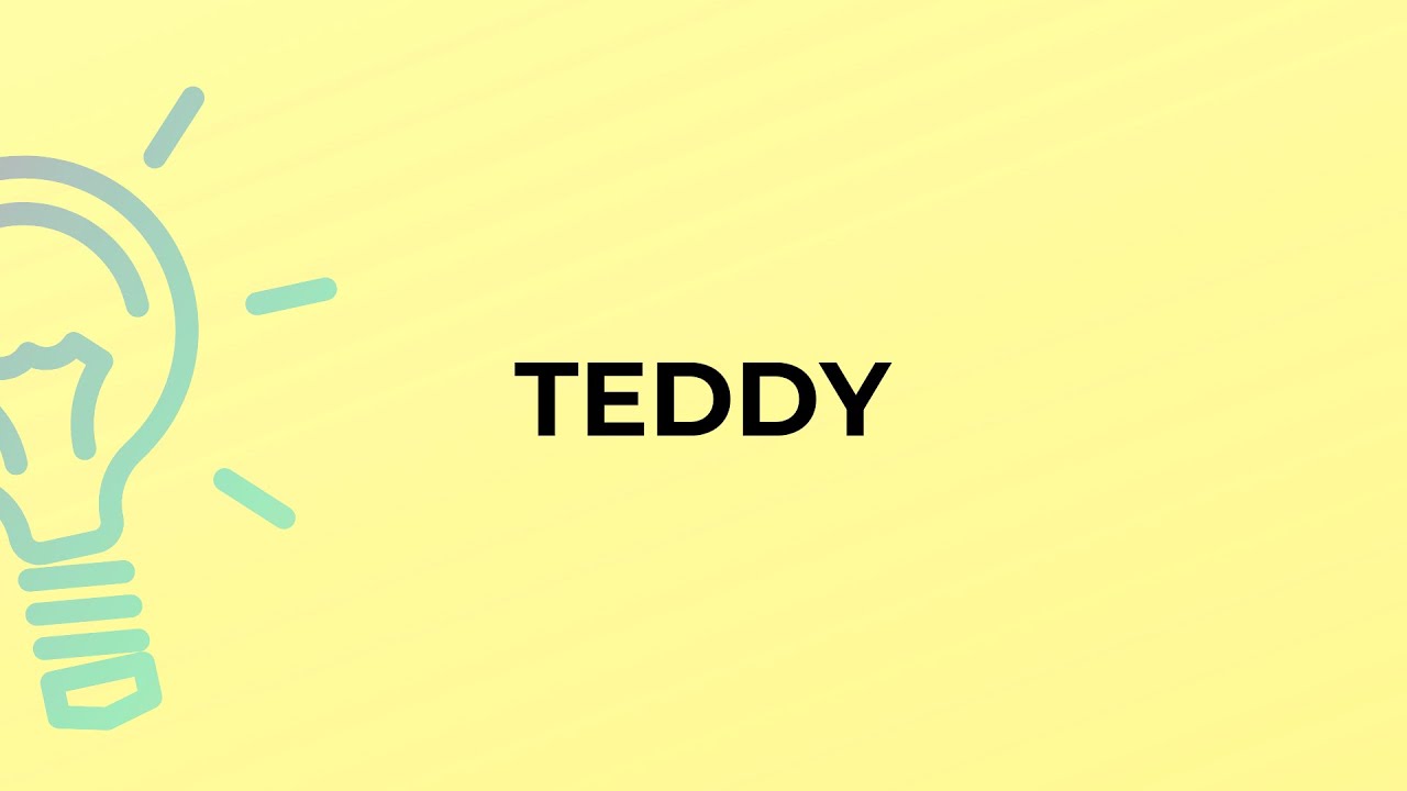 What is the meaning of the word TEDDY? - YouTube