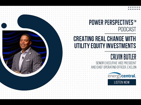'Creating Real Change with Utility Equity Investment' with Calvin ...