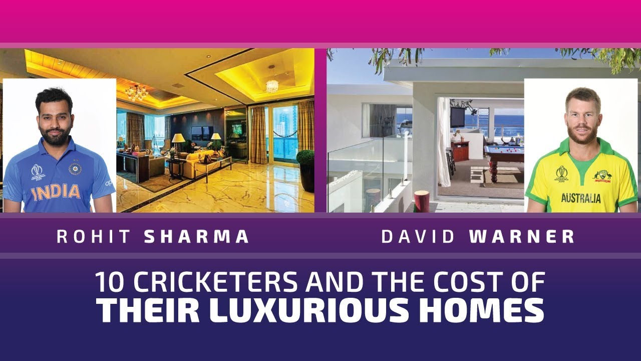 10 cricketers and the cost of their luxurious houses | Four Indians on ...
