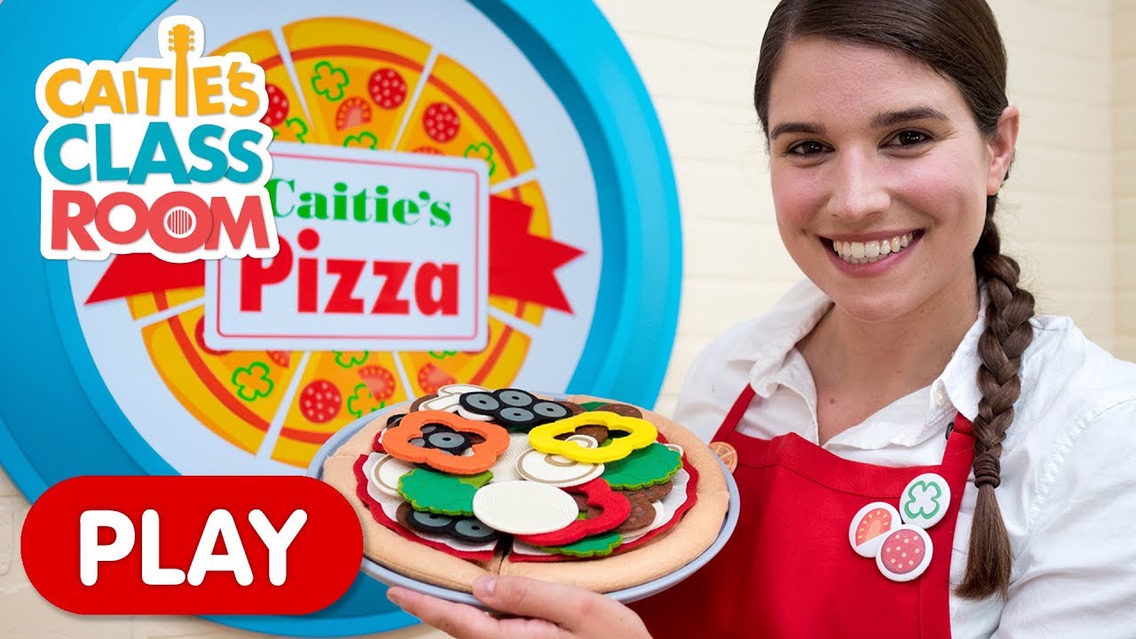 Let's Play Caitie's Pizza | Caitie's Classroom | Pretend Play For Kids ...