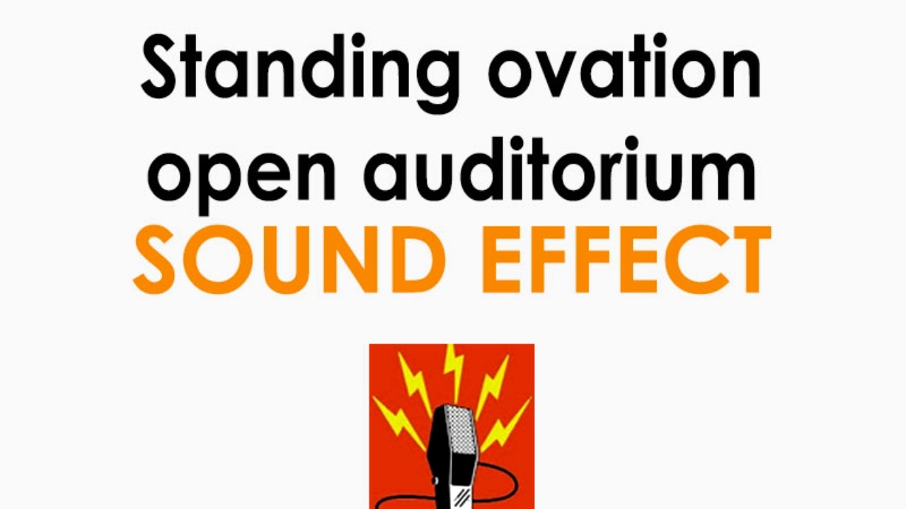 Standing Ovation in Auditorium Applause Sound Effect ♪ - YouTube