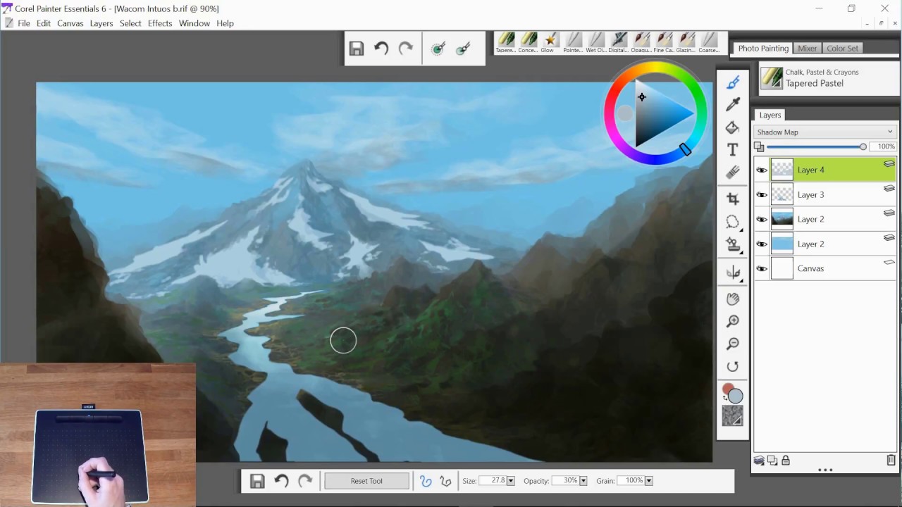 #4 Adding light accents using Painter Essentials 6 - YouTube