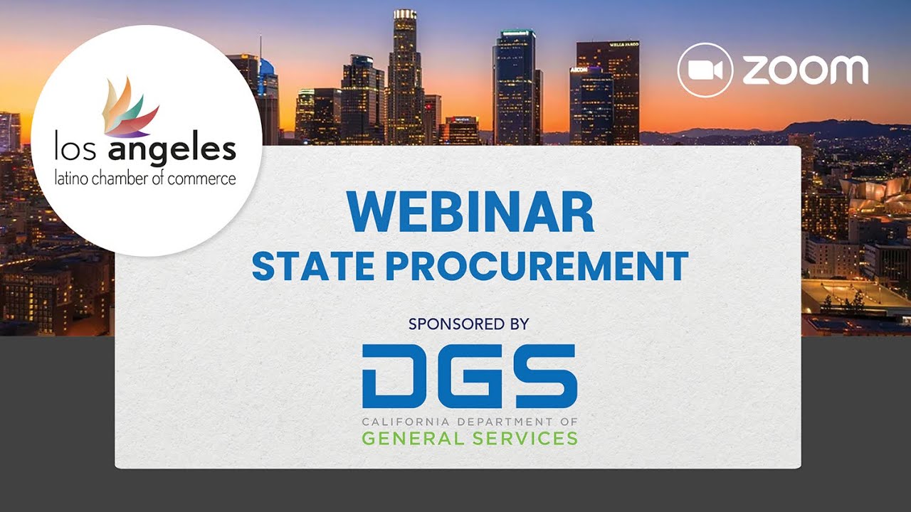 DGS: State Procurement Webinar - YouTube