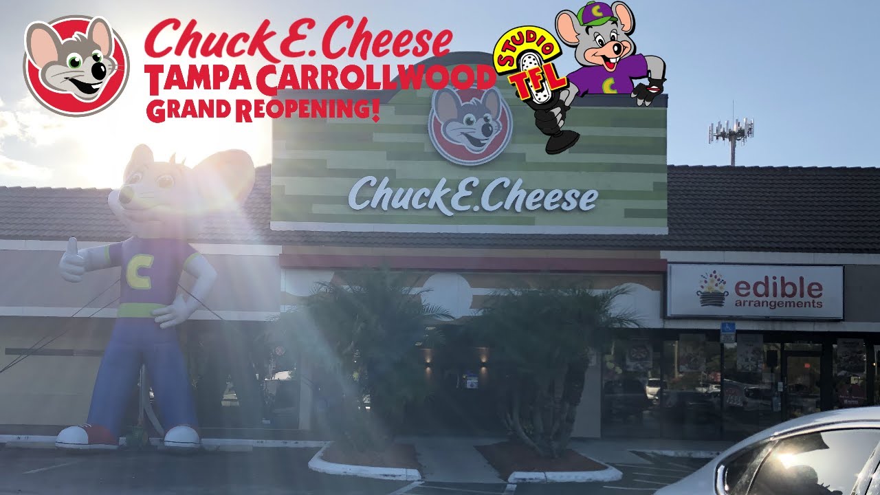 Chuck E Cheeses Tampa Carrollwood Grand Reopening Youtube