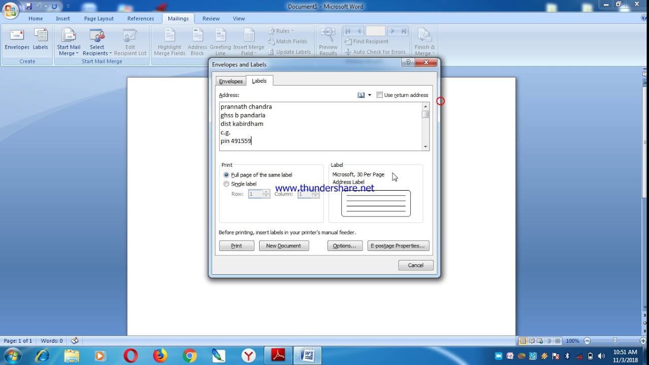 Label In Ms Word YouTube label-in-ms-word-youtube