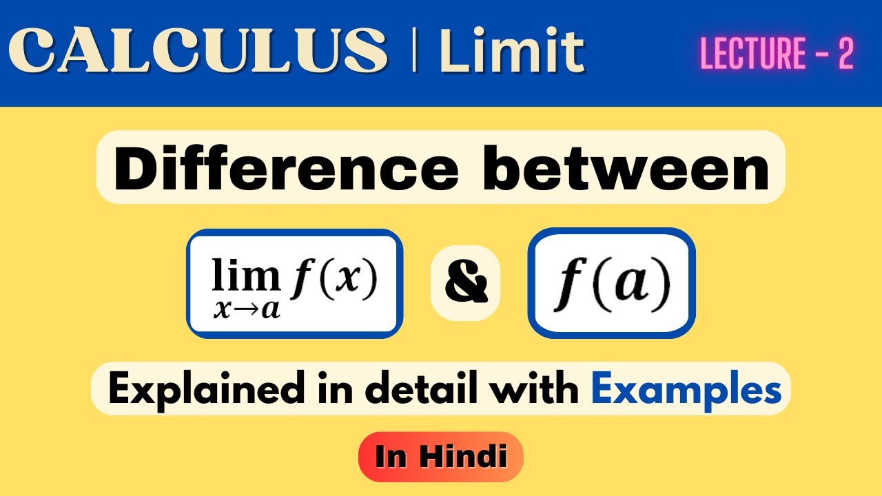 Difference between Limiting value of a function and value of the ...