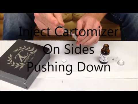 Refillable E Cigar | ARISTO E Cigar Tutorial - YouTube