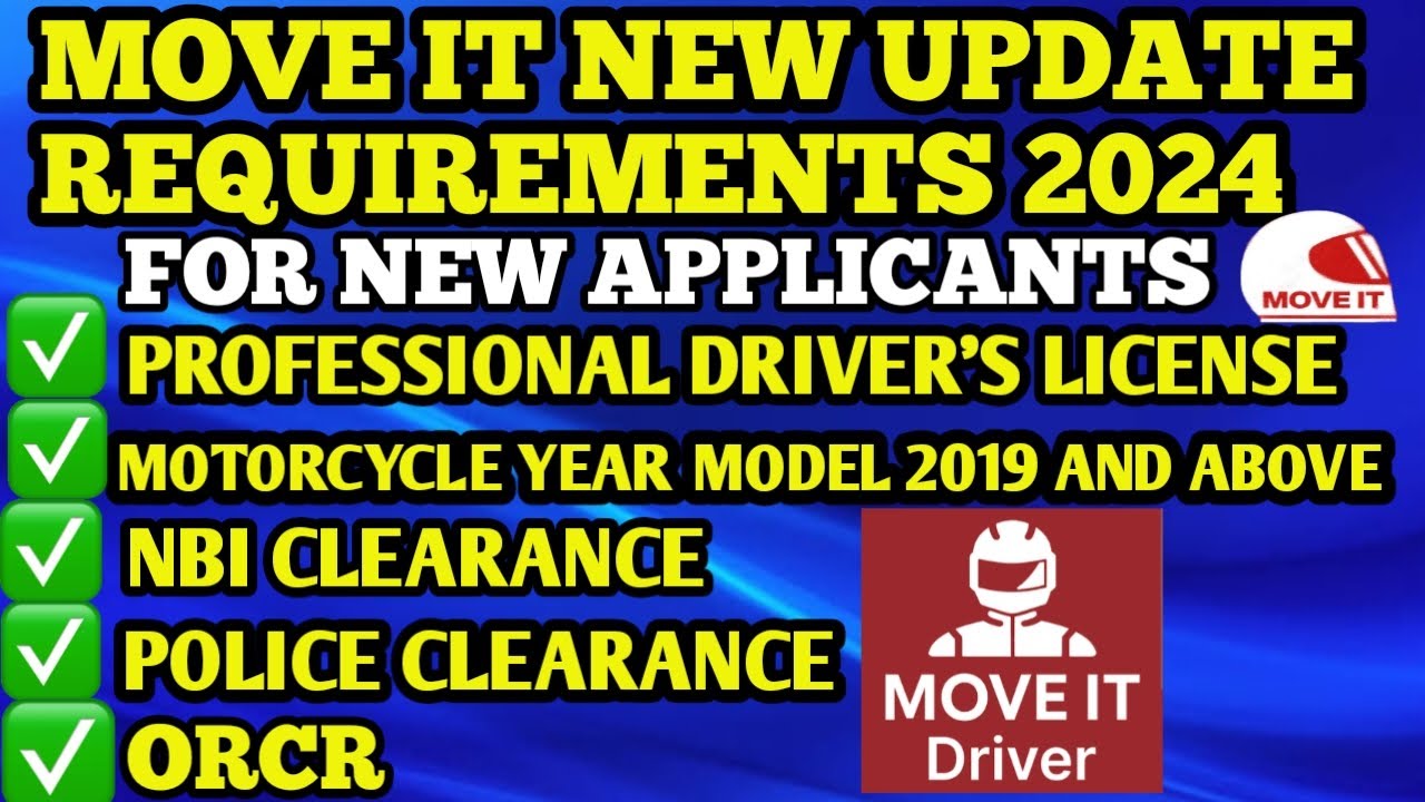 MOVE IT NEW UPDATE REQUIREMENTS | PAANO MAG APPLY SA MOVE IT - YouTube