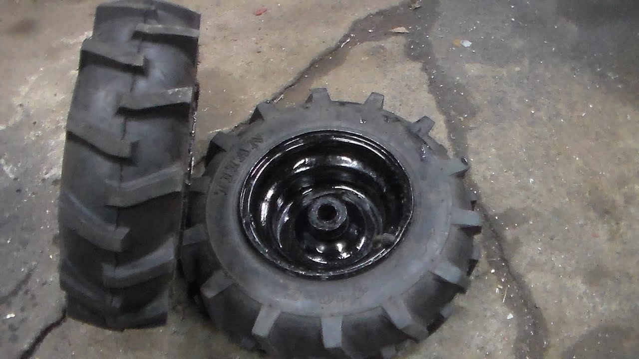 How To Narrow Mower Rims - YouTube