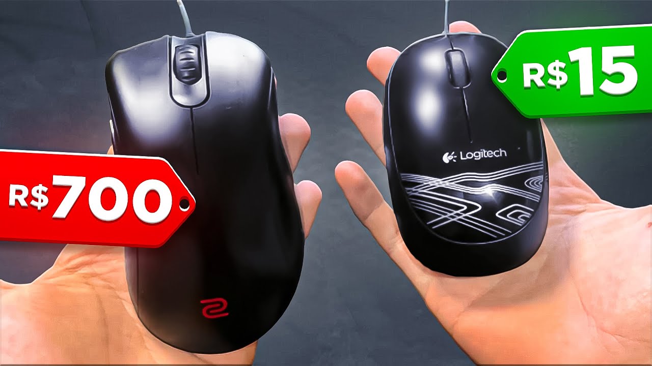 Mouse CARO VS mouse BARATO - Qual mais vale a pena? (todos testes ...