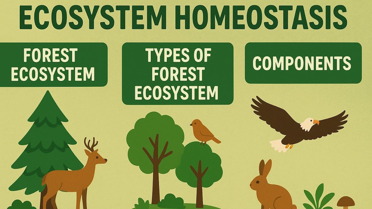 Ecosystem Homeostasis | Forest ecosystem | Types of Forest ecosystem ...