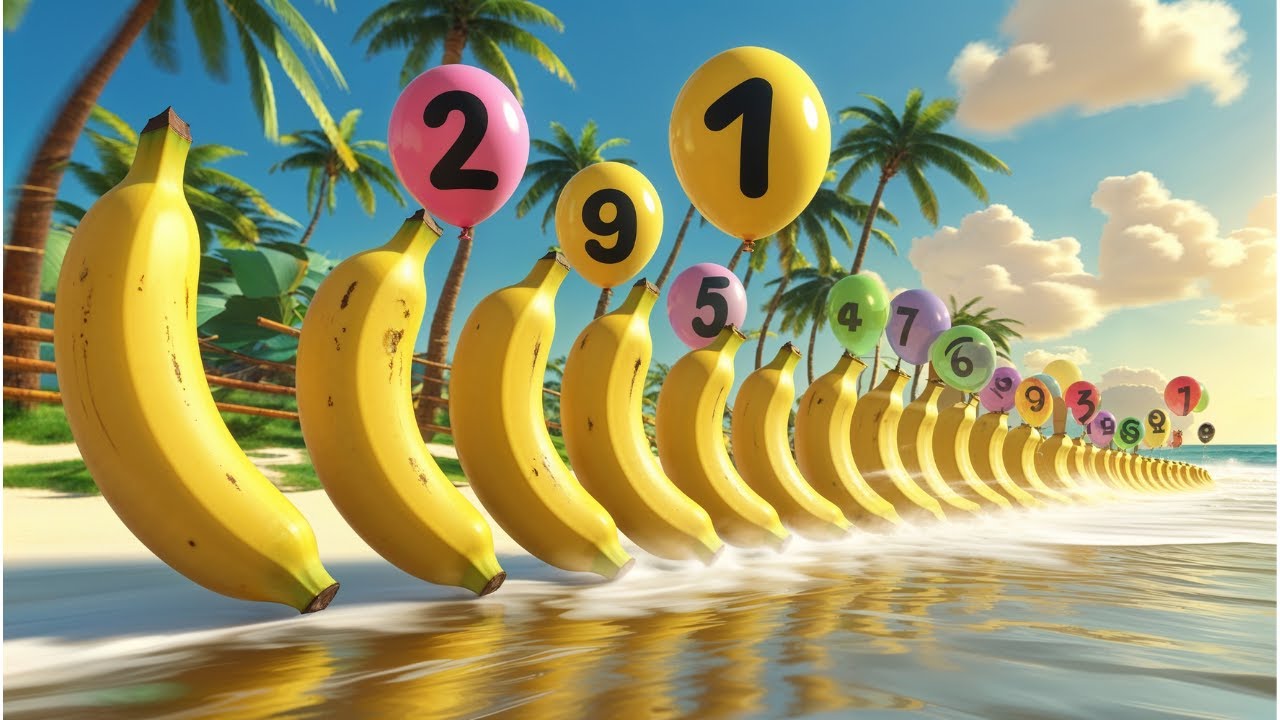 Count to 10 with Dancing Bananas 🍌 | Fun Counting Song for Kids ...