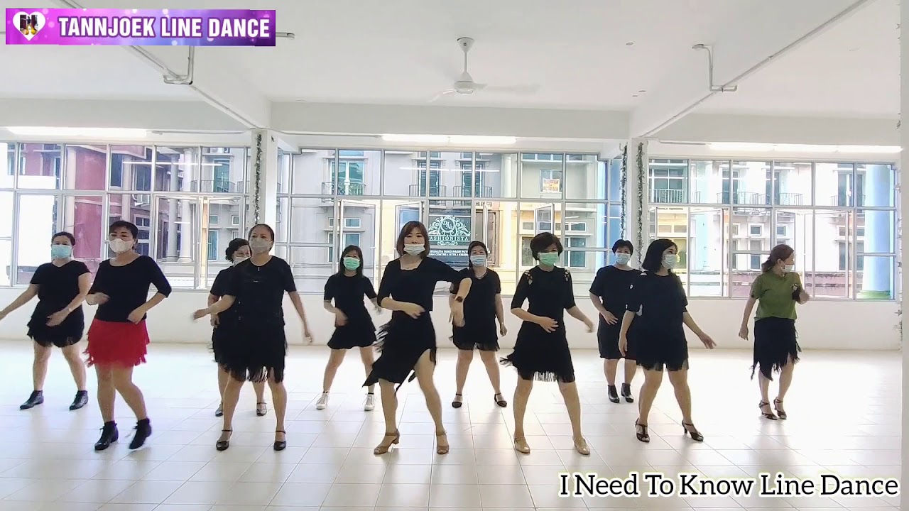 I Need To Know Line Dance - Beginner Level - YouTube