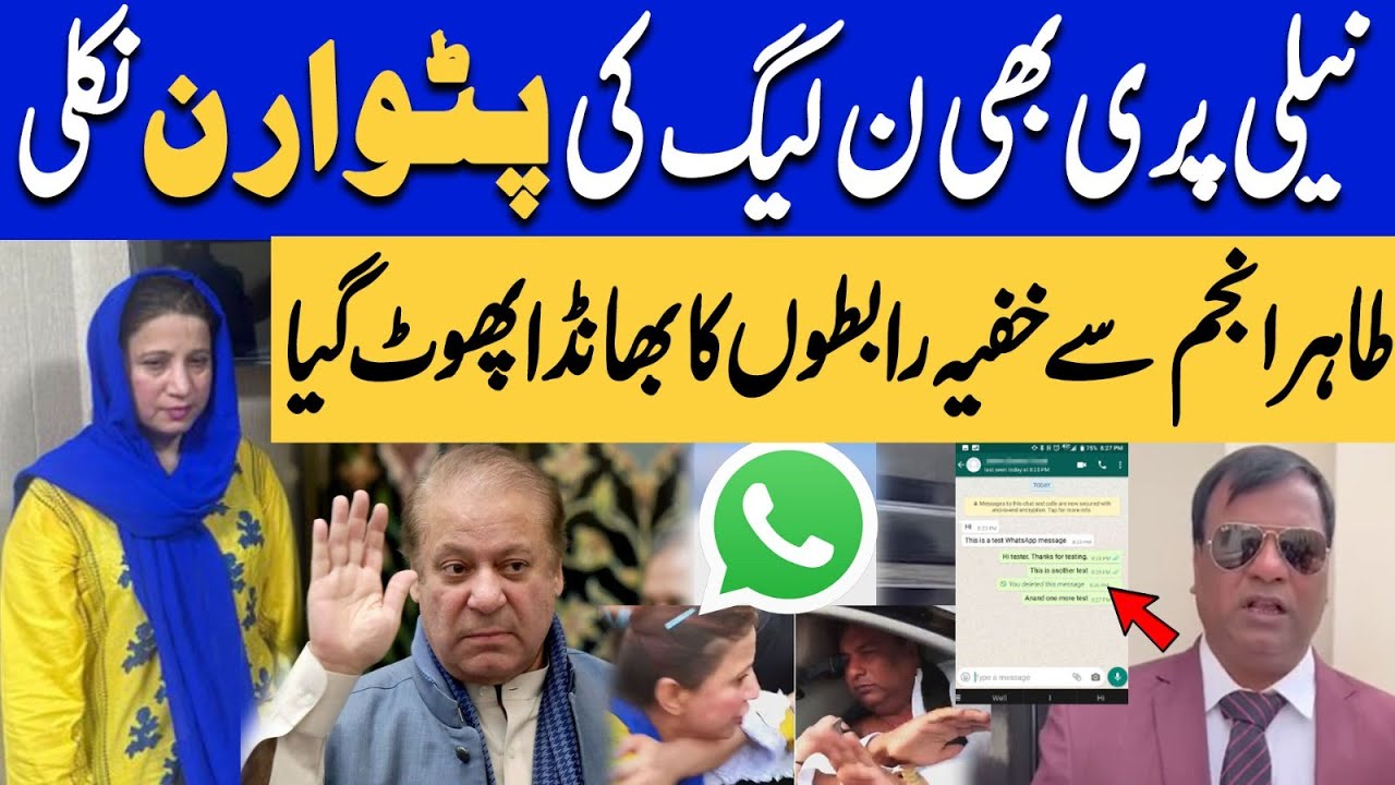 Neeli Pari and Tahir Anjum Case Drop Scene | PMLN Exposed | Breaking ...