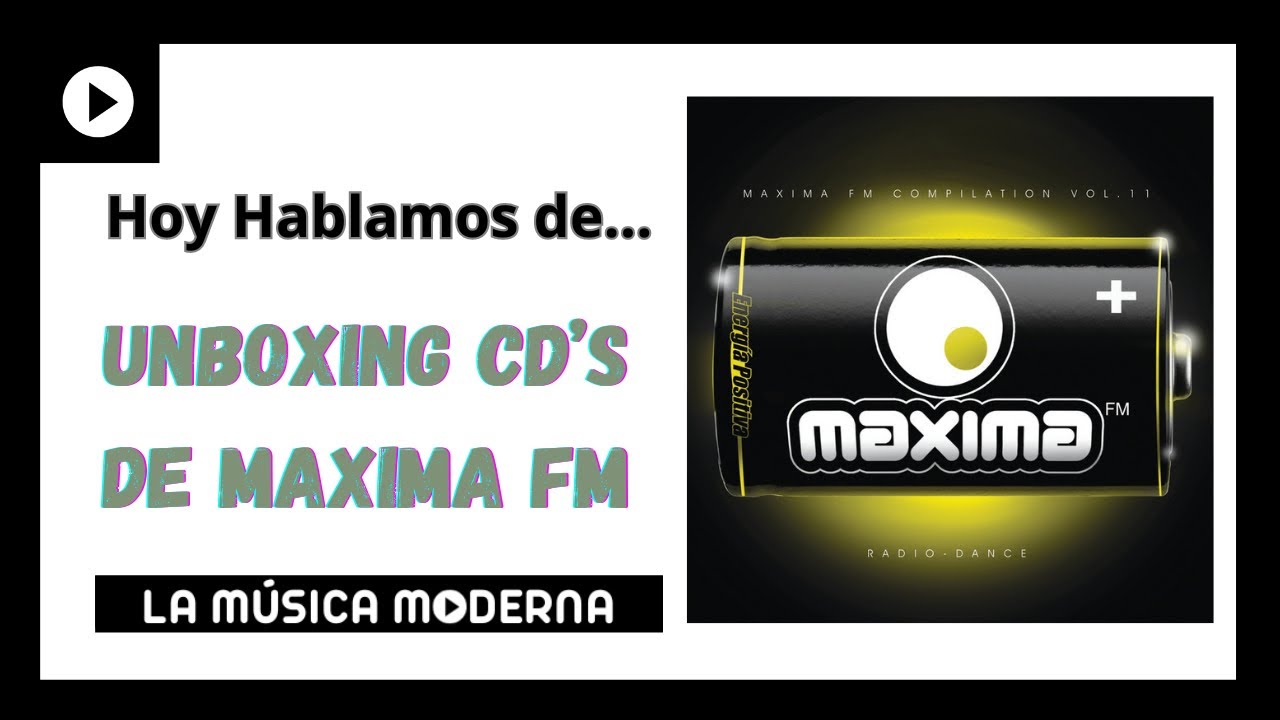 Unboxing MAXIMA FM COMPILATION 💿 Revisamos casi todos los CD’s ...