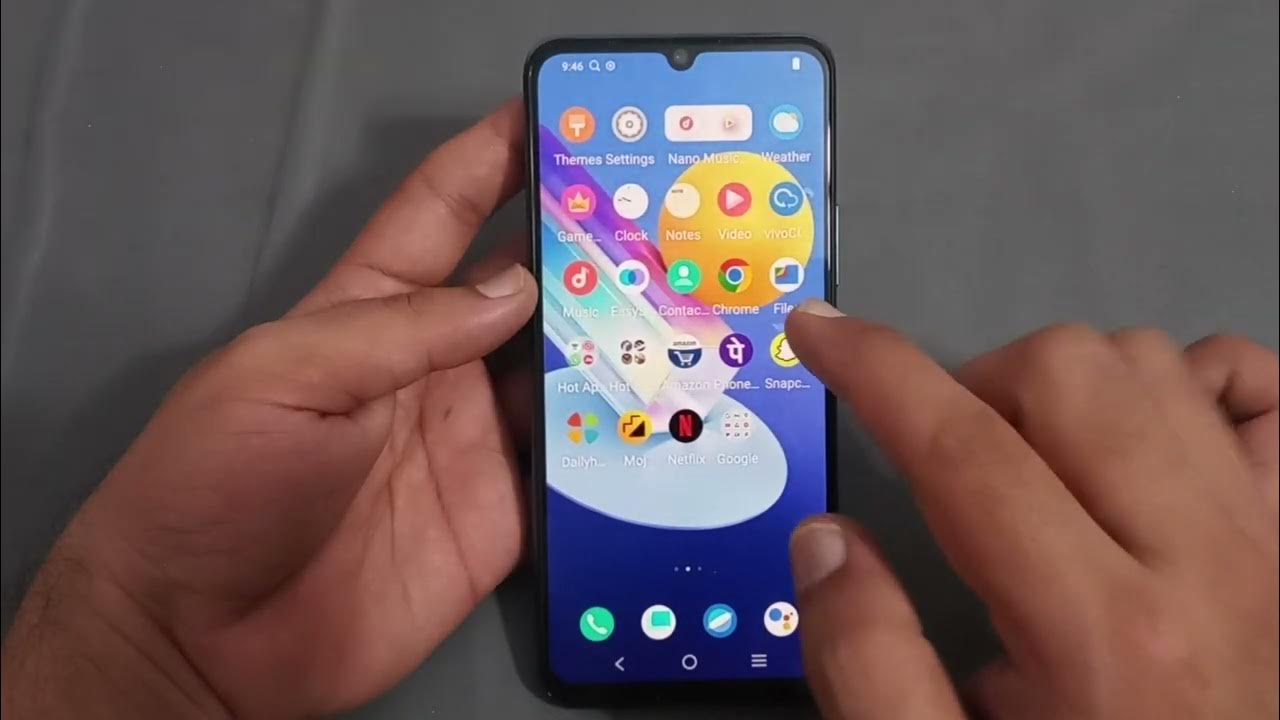 swipe downward on home screen change Karen Vivo y72, how to change ...