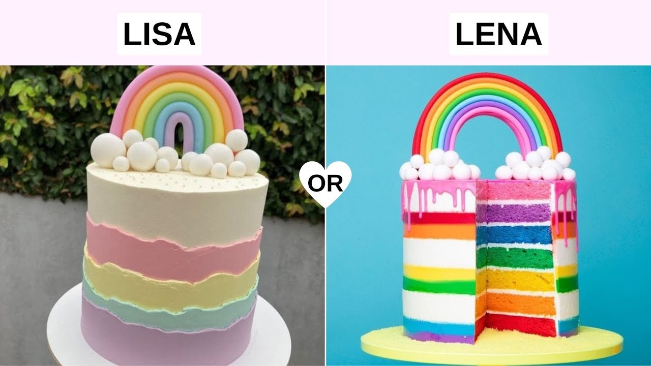 LISA OR LENA CAKES | LISA OR LENA BOLOS - YouTube