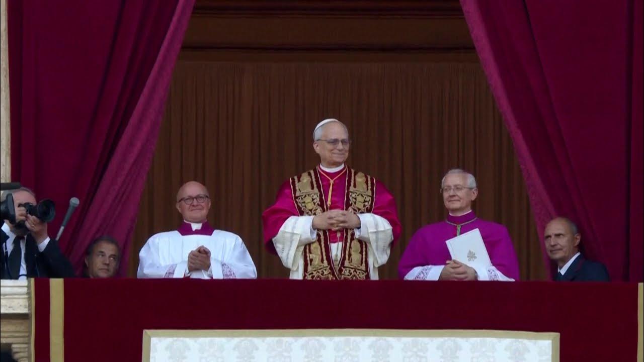 Cardinals Elect Robert Francis Prevost of US as New Pope - YouTube