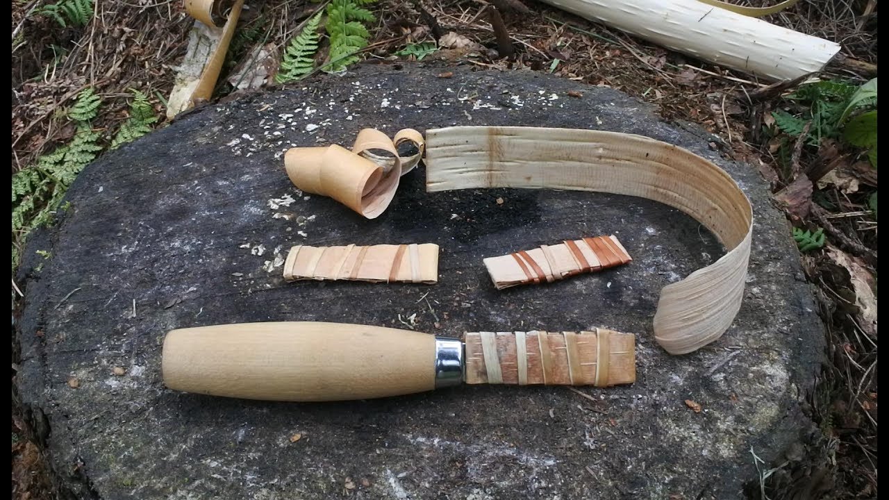 Crafting a Bark Blade Cover. - YouTube