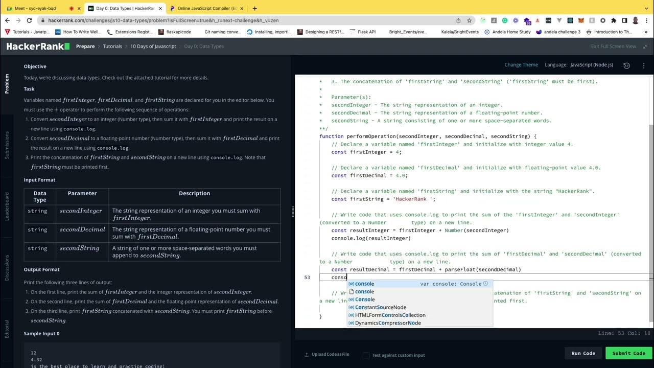 10 Days of Javascript - Data Types - YouTube