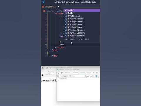 Javascript Lesson 23 - Arrow function - YouTube