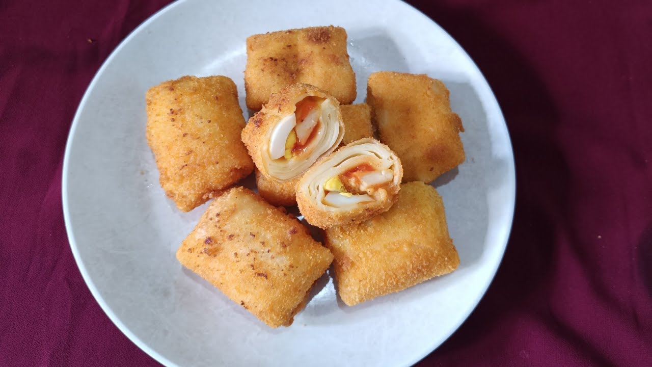 resep dan cara membuat risol mayo - YouTube