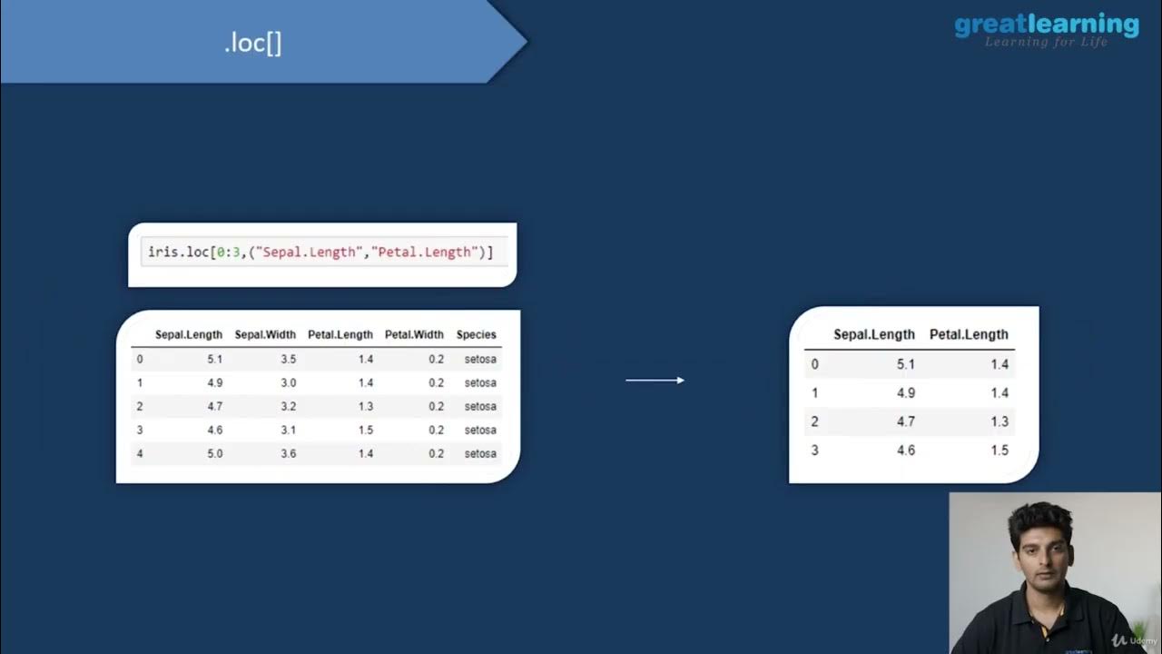 4 Pandas Loc And Iloc Methods Python Frameworks A Comprehensive Overview Youtube