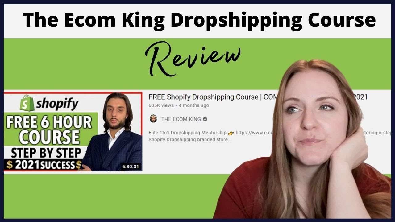 The Ecom King Free Dropshipping Course Review - Part 1 - YouTube