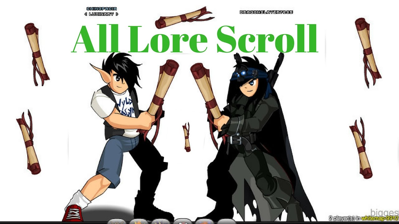 AQWorlds - How To Get All Lore Scroll (Librarium) - YouTube