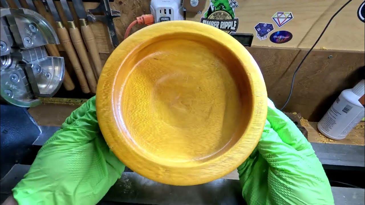 Orange you Clever? - Argentine Osage Orange - (ASMR) Woodturning - YouTube