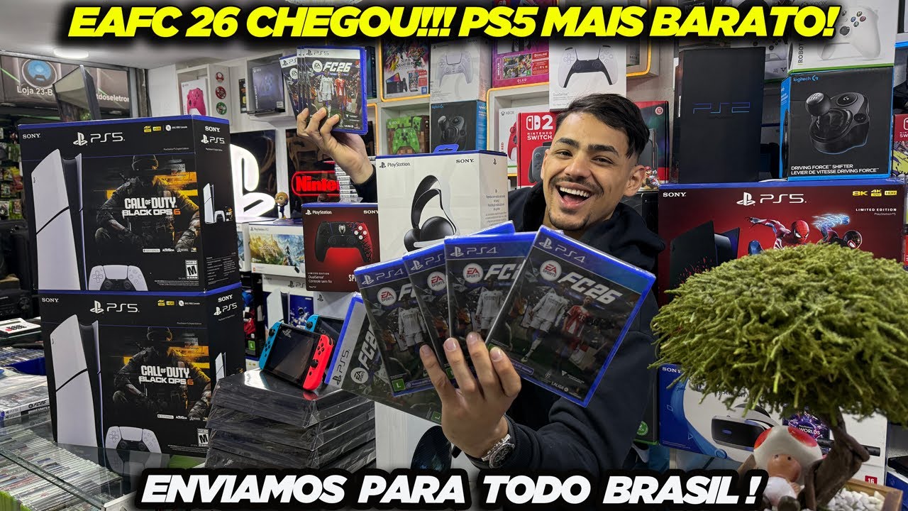 EAFC 26 CHEGOU!!! PS5 MAIS BARATO! GTA GAMES - YouTube