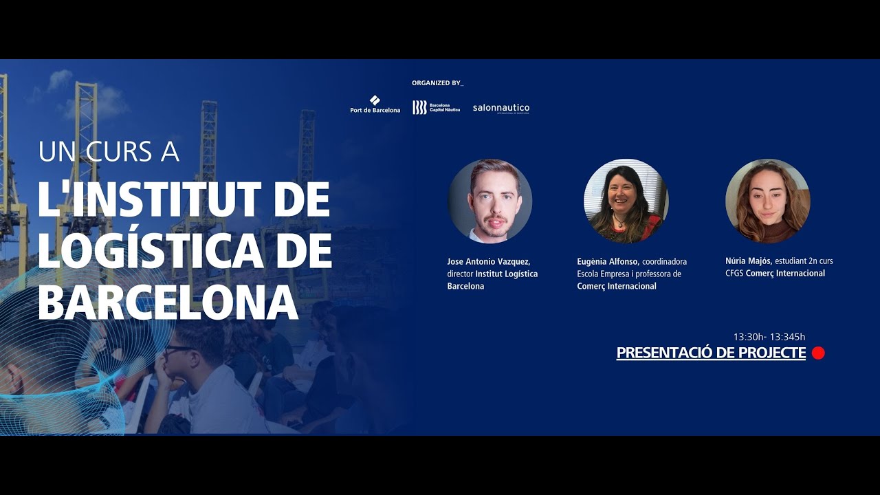 Saló Nàutic 2023 | Un curs a l'Institut de Logística de Barcelona - YouTube