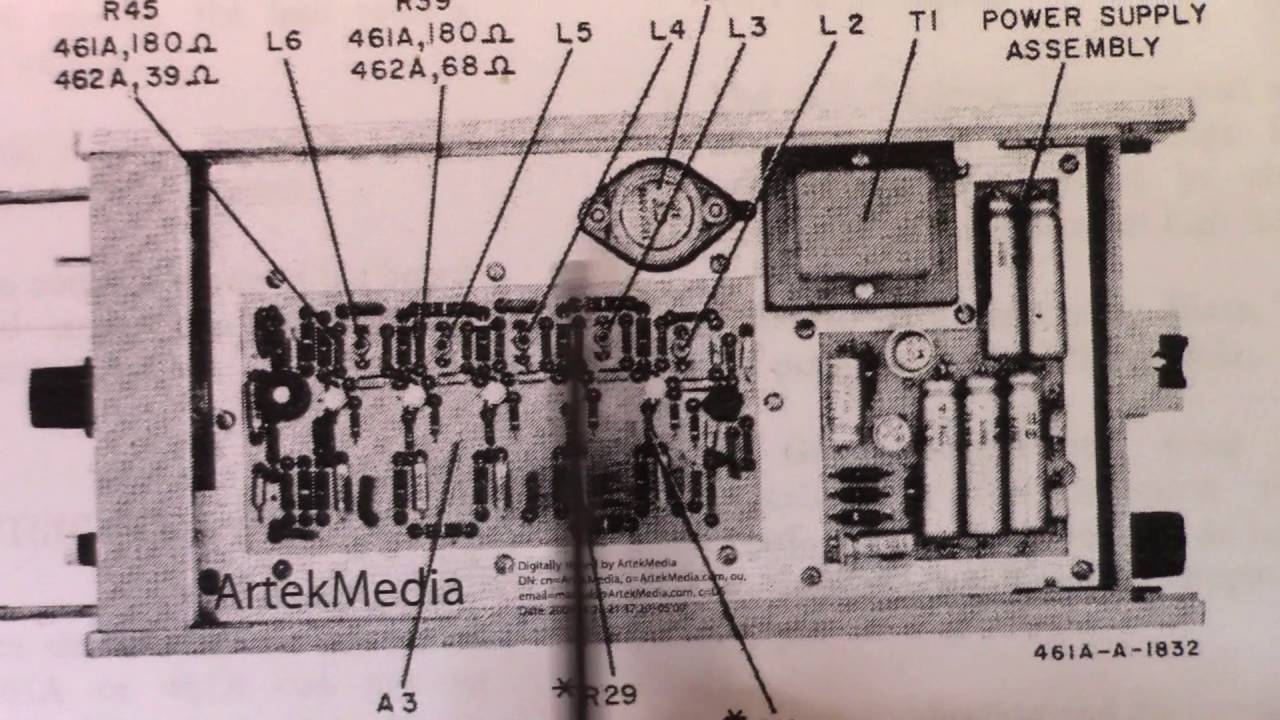 HP 461A - Adjusting Frequency Flatness - YouTube