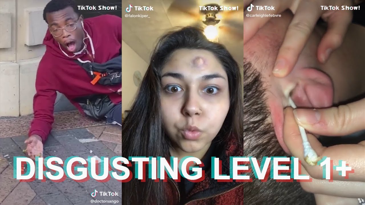TikTok Videos DISGUSTING Level 1+ CHALLENGE WATCHING TILL THE END ...